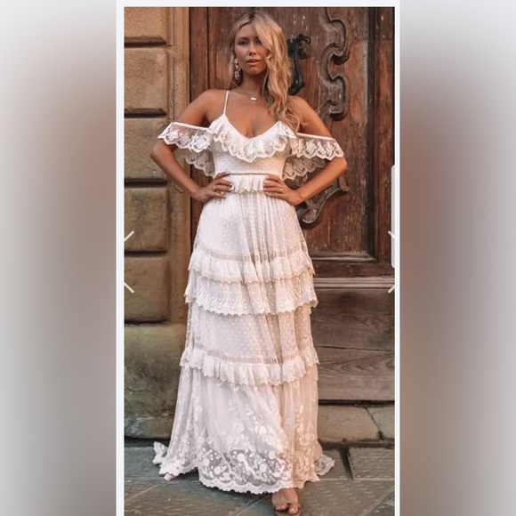 Spell | Dresses | Spell Chloe Wedding Gown Bnwt | Poshmark